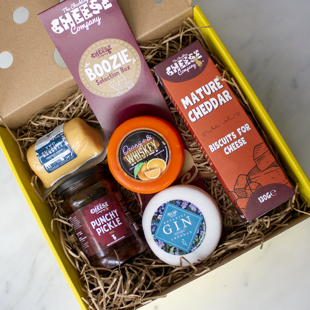 The Boozie! Cheese Selection Gift Box – The Chuckling Cheese Company