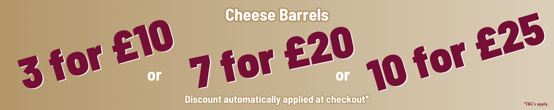 Handmade British Cheese Barrels - The Chuckling Cheese Company