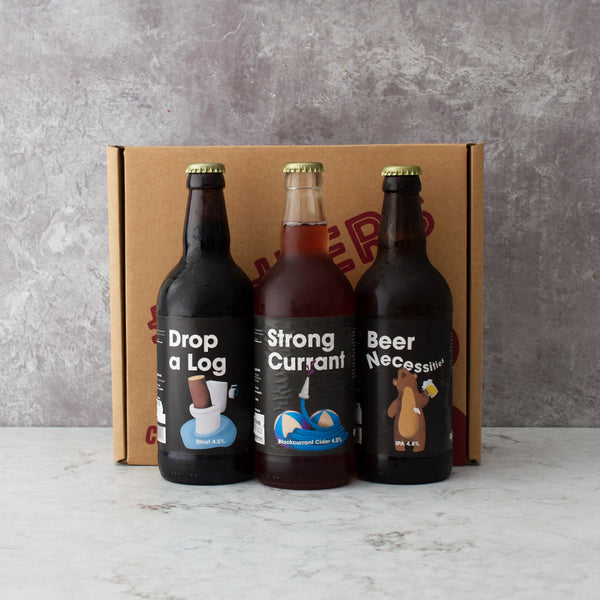 Trio Comedy Beer Selection Gift Box – The Chuckling Cheese Company
